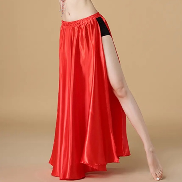 Assorted Brands | Skirts | Performance Belly Dance Costume Slits Skirt ...